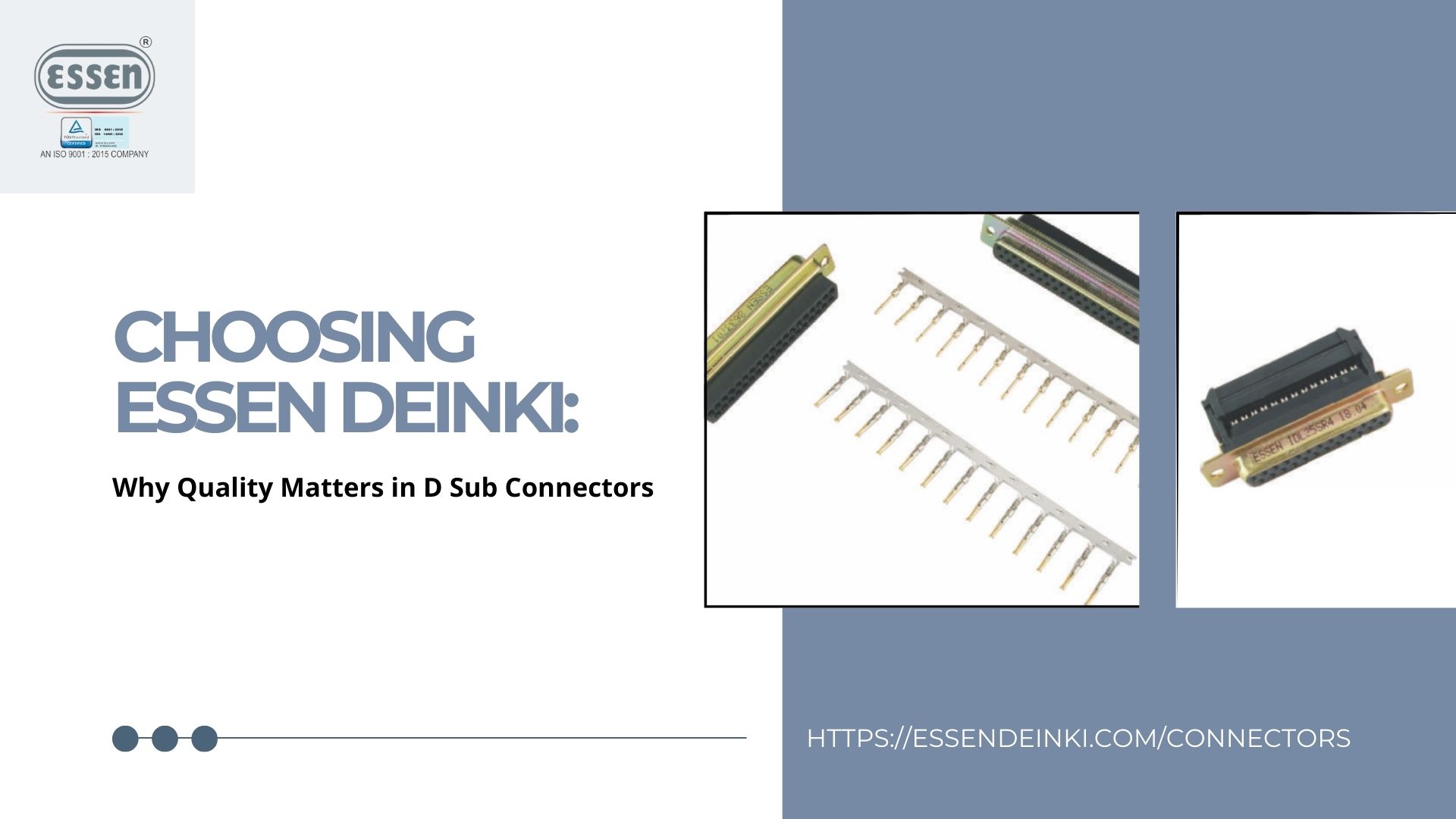 Why Quality Matters in D Sub Connectors | Essen Deinki