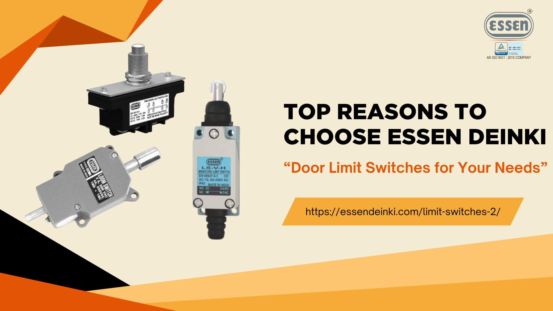 Why Engineers Love Essen Deinki Door Limit Switches