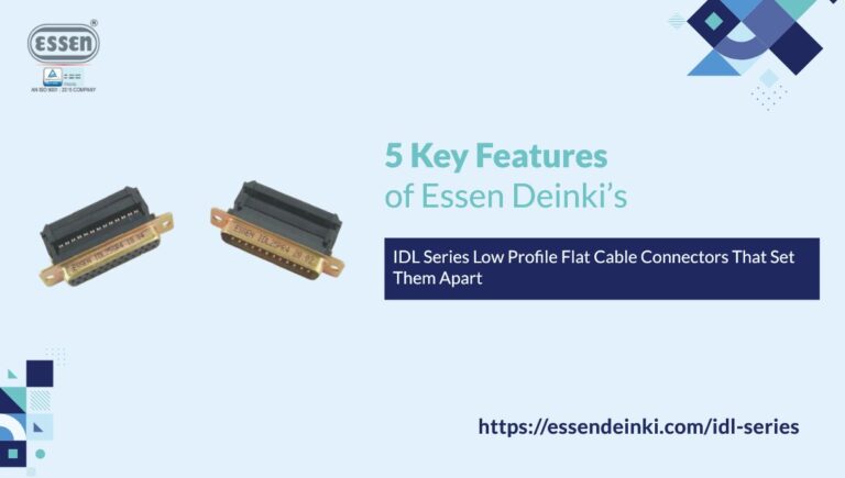 IDL Series Low Profile Flat Cable D-Sub Connectors