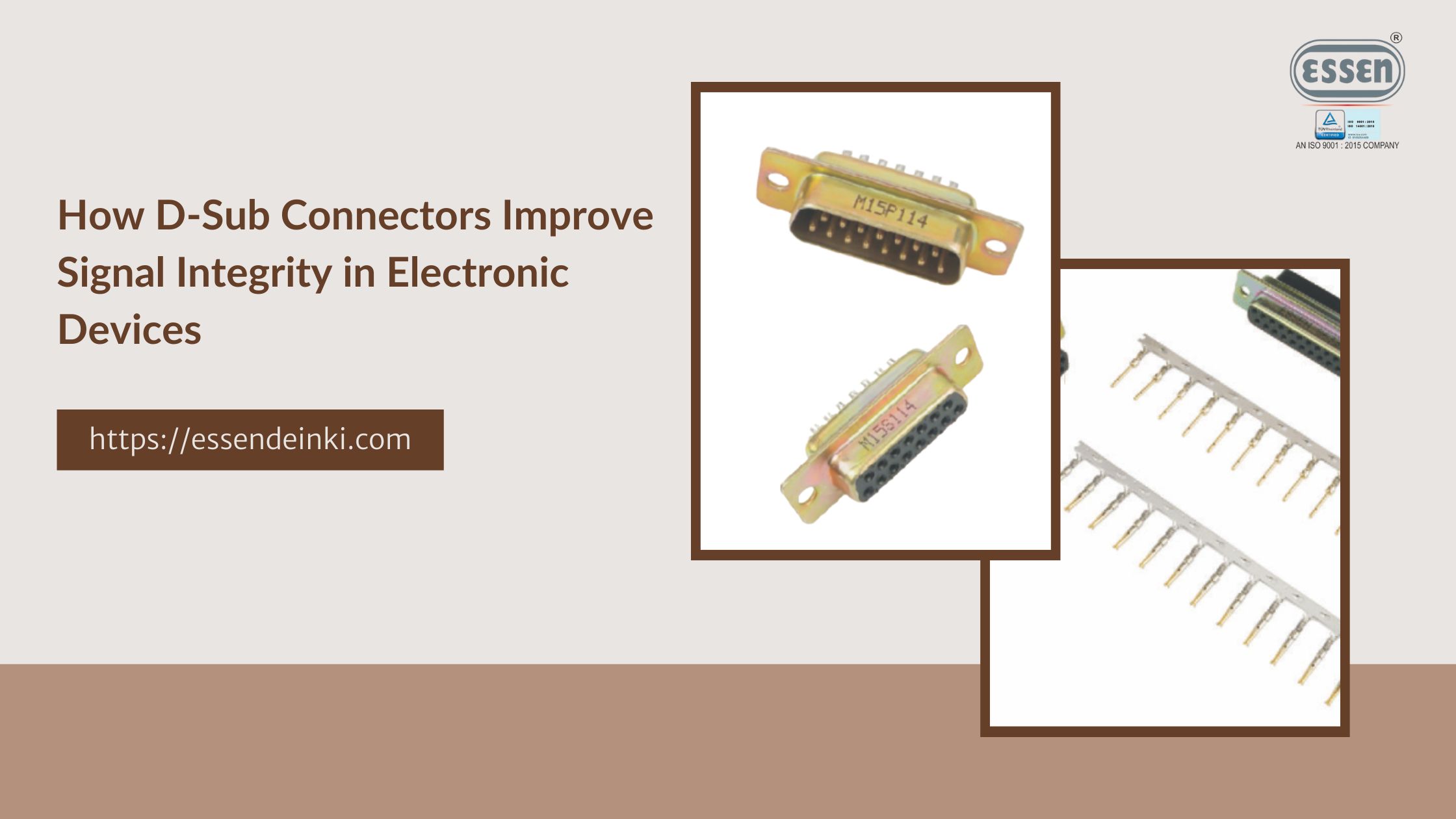 D-Sub Connectors for Reliable Signal Integrity