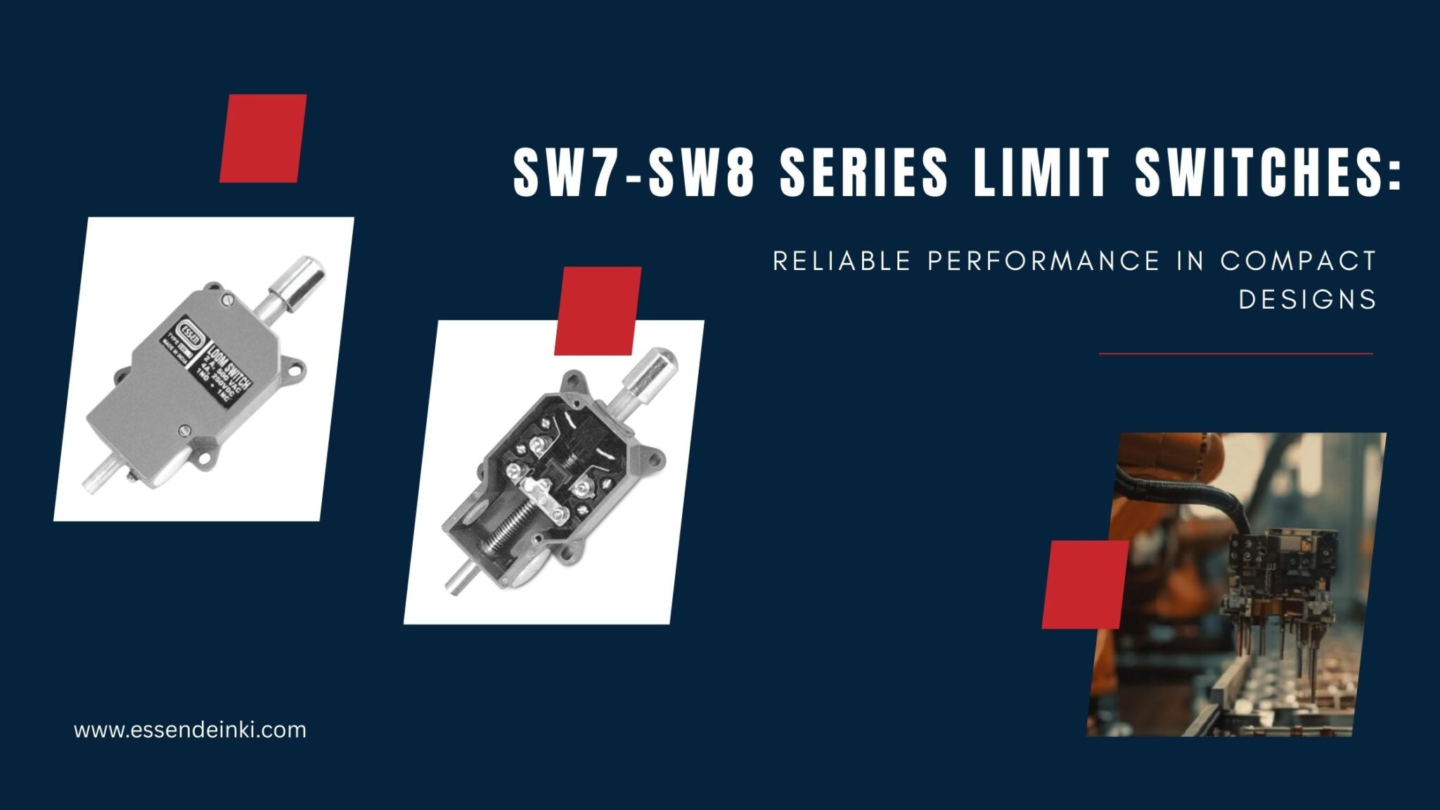 SW7–SW8 Limit Switches: Compact & Reliable Automation Control